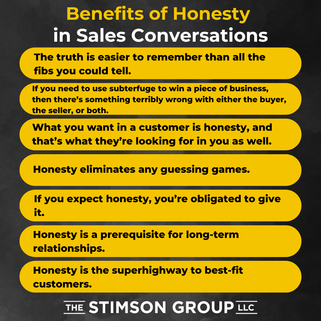 The Importance of Honesty in Sales Conversations