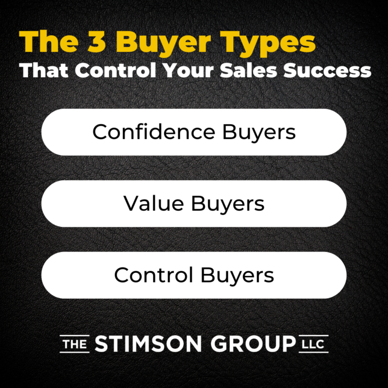 The 3 Buyer Types That Control Your Sales Success